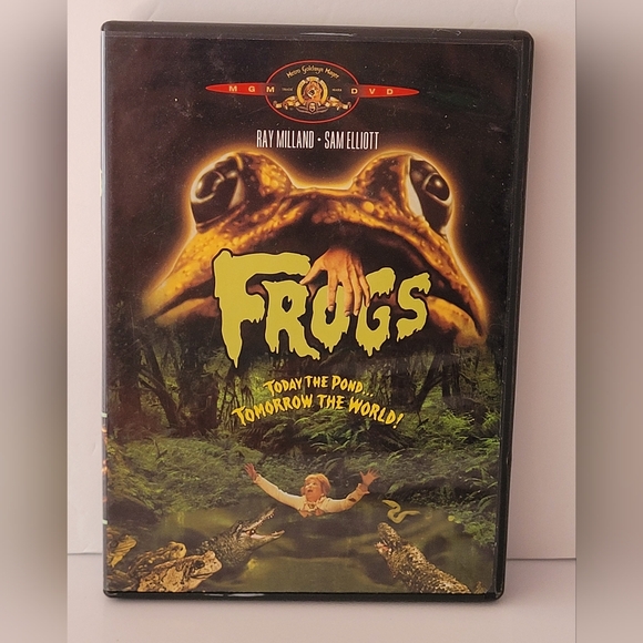 Media | Vintage 1972 Frogs Dvd 200 Horror Cult Classic Ray Milland Sam ...